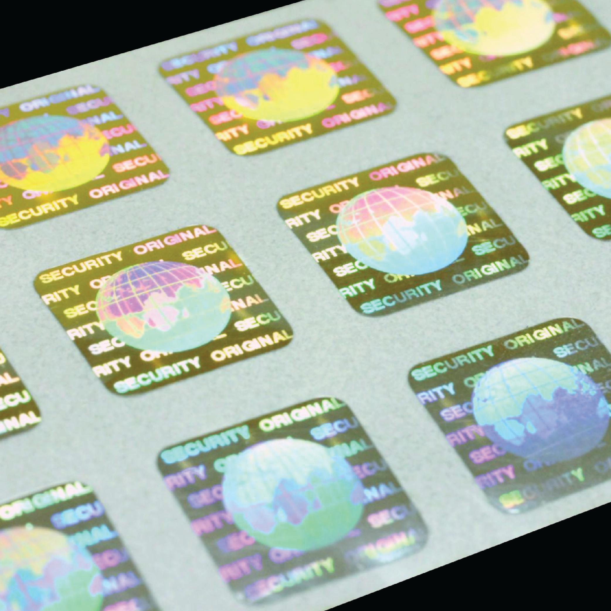 SXS Silver Security Holograms - K Laser Technology CFBU